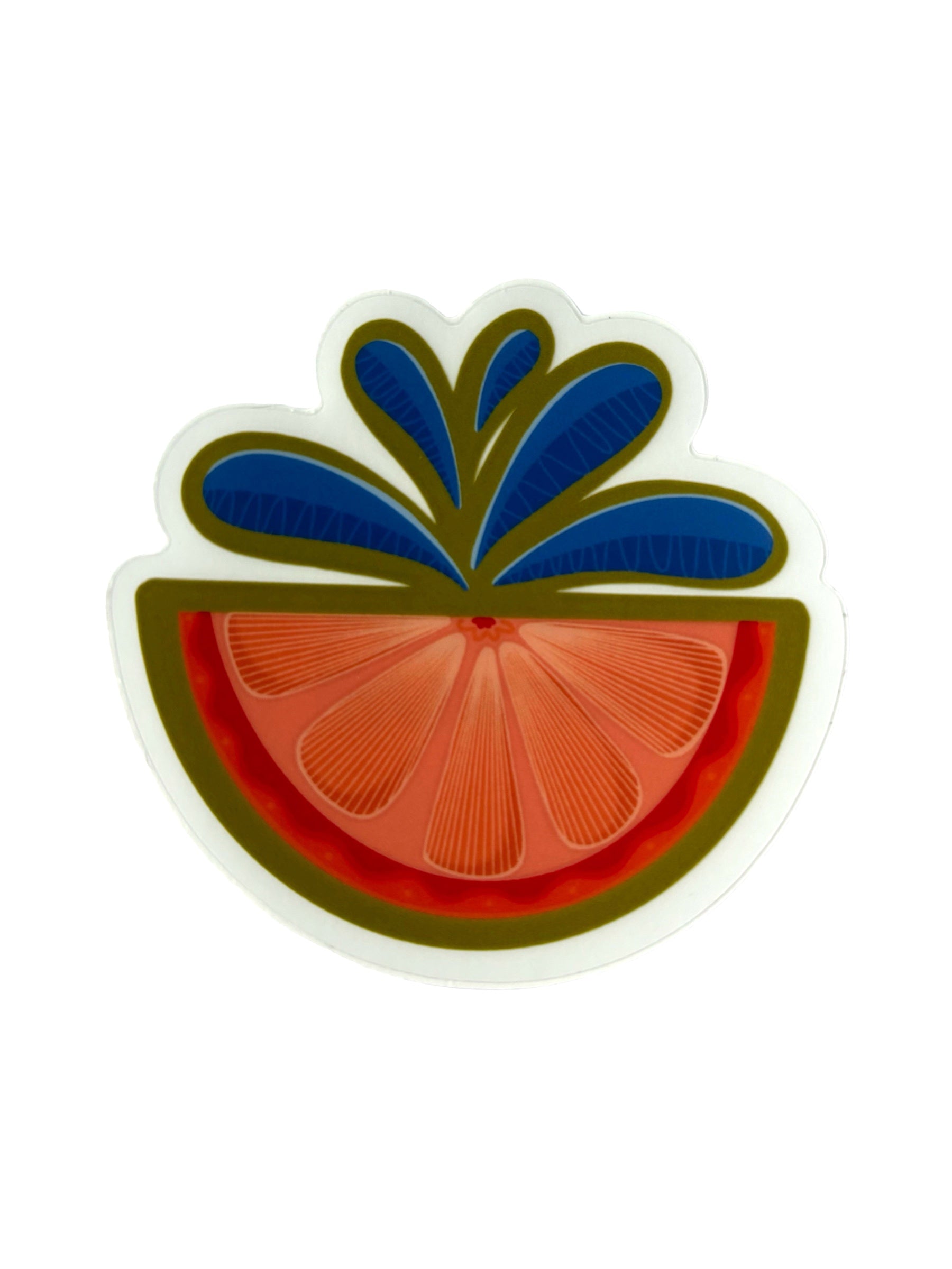Citrus Clear Sticker – Emilia Art Stuff